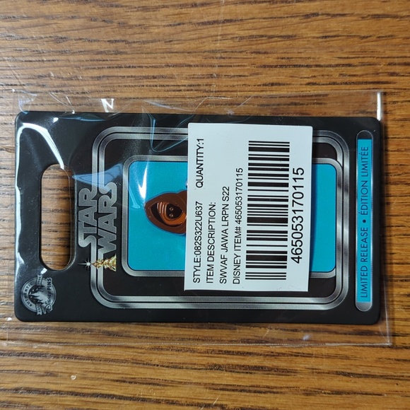 Disney | Accessories | Nwt Jawa Action Figure Pin Limited Release Star ...